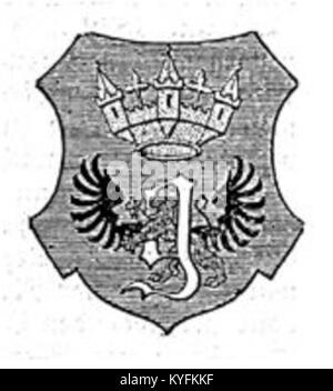 Wappen Gießen 1888 Stock Photo - Alamy