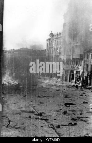A photograph from the Warsaw Uprising, taken by photographer ...