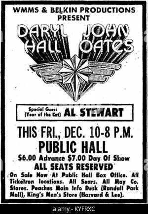 This 1976 print advertisement for WMMS, a radio station, promotes the ...