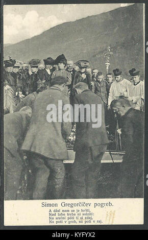 Pogreb Simona Gregorčiča 1906 Stock Photo - Alamy