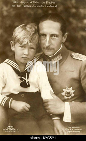 Prince August Wilhelm of Prussia was a member of the German royal ...