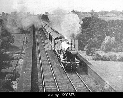 LNER, " The Queen of Scots " Pullman Express - Kings Cross Stock Photo ...