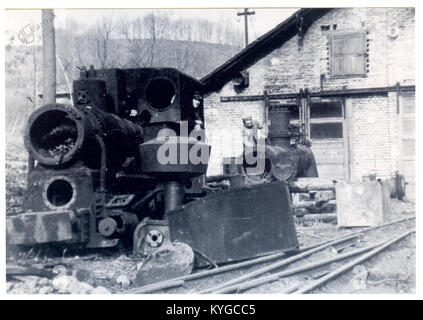 Steam locomotive during repair Stock Photo - Alamy