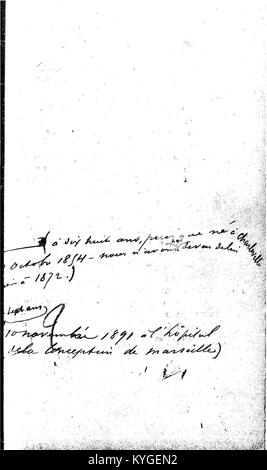 A page from 'Poésies' by Arthur Rimbaud, one of France's most ...