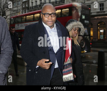 Lanre Haastrup, the father of Isaiah Haastrup, arriving at the Royal ...