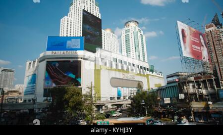 Buildings and Skyline at the Siam Square in the city of Bangkok in ...