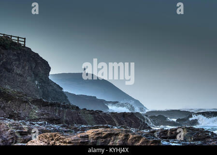 Stepper Point - Stepper Point viewed from Polzeath Beach on the North ...