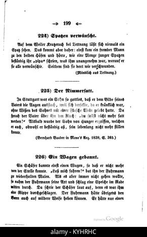 This 1852 publication by Meier focuses on legends, customs, and ...