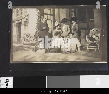 A historical photograph showing Sam Eyde as section chief working on ...