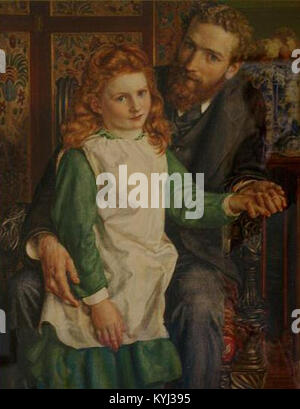 ‘Sir Hugh Bell, with Gertrude Bell aged 8’ by Edward Poynter portrays a ...