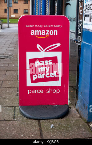 Amazon local collect parcel Stock Photo - Alamy
