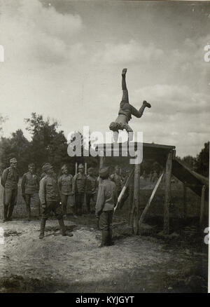 Photograph of German stormtroopers in World War I demonstrating pole ...