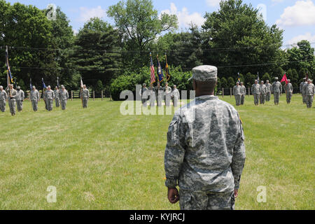 Lt. Col. Bryan Howay took charge of the 75th Troop Command during a ...
