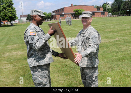 Lt. Col. Bryan Howay took charge of the 75th Troop Command during a ...