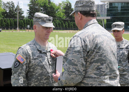 Lt. Col. Bryan Howay took charge of the 75th Troop Command during a ...