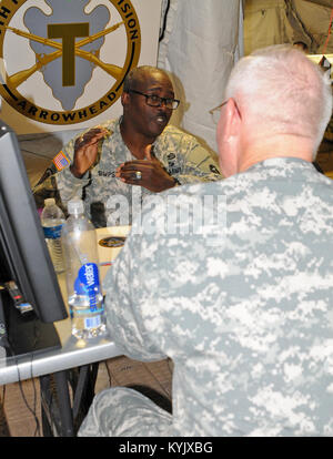 Maj. Gen. Lester Simpson, commander of the 36th Infantry Division and ...