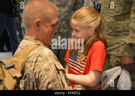 Members of the 1163d Area Support Medical Company return home from ...