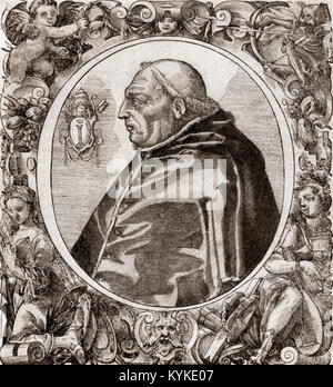 Pope Martin V or Martinus V, 1369 -1431, born Otto or Oddone Colonna ...