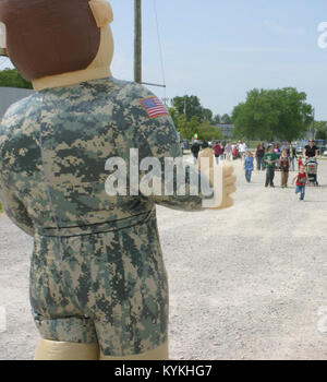 National Guard recruitment with inflatable figure Stock Photo - Alamy