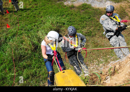 Maj. John Cline was promoted to the rank of lieutenant colonel during a ...