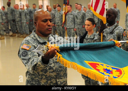 Col. John H. Edwards Jr. (left) and Command Sgt. Maj. Mark Tolliver ...