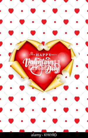 Valentines card with the inscription Stock Vector Image & Art - Alamy