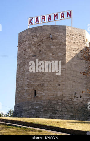 Karaman castle and wall in Turkey Stock Photo - Alamy
