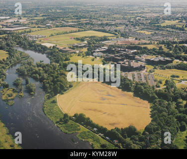 Aerial photograph of the UL campus, showcasing the layout of buildings ...