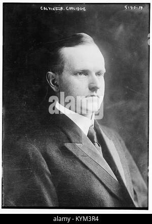 A historical photograph of Calvin Coolidge, the 30th President of the ...