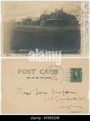 A vintage postcard featuring South Street in Jackson, Ohio, showcasing ...