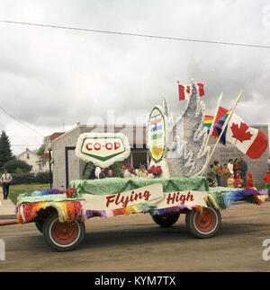 The Legal County Fair parade in Alberta, Canada, captured in a ...