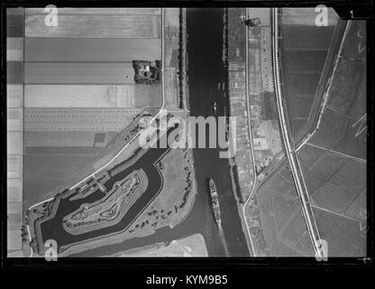Aerial photograph of Fort bij Velsen, a historic fortification located ...