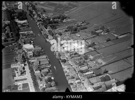Aerial photograph of Alphen aan den Rijn, Netherlands, taken between ...