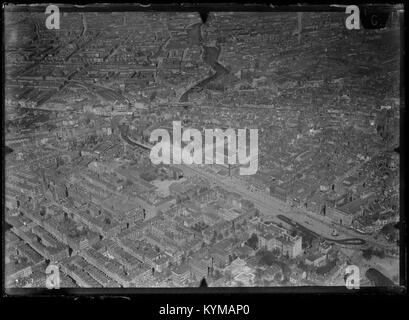 Aerial photograph of Rotterdam taken between 1920-1940, showcasing the ...