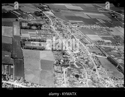 Aerial photograph of Uithuizen, taken between 1920 and 1940, showcasing ...