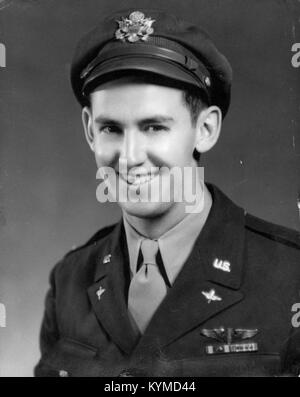 Photograph of a member of the 483rd Bomb Group, part of the U.S. Army ...