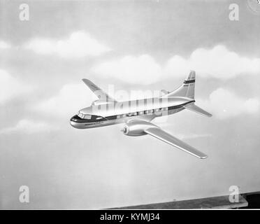 A historic photograph of a Convair aircraft, captured in a neutral ...