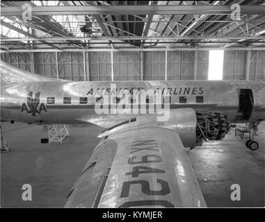 A photograph from a Convair aircraft negative, depicting a vintage ...
