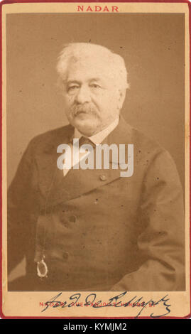 Lesseps 1894 portrait Stock Photo - Alamy