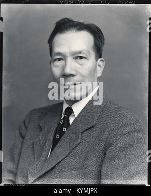 A black-and-white portrait of David Wu Ject-Key, a Chinese-American ...