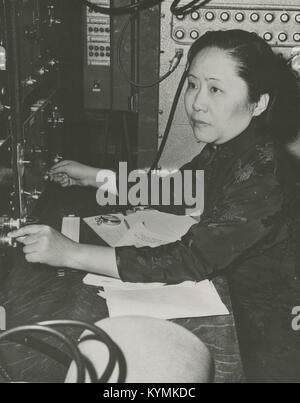 Chien-shiung Wu, a prominent Chinese-American physicist, pictured in ...