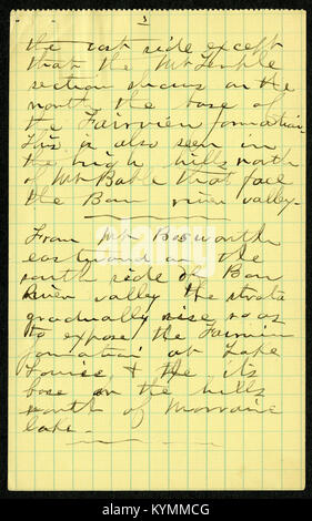 Charles Walcott's field notes from his geological and paleontological ...