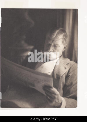 Portrait of F. Hopkinson Smith, an American engineer, author, and ...