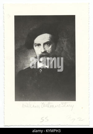 A historical photograph of William Wetmore Story, an American sculptor ...
