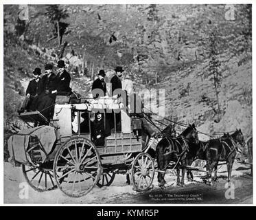 AMERICAN STAGECOACH, 19th C Stock Photo - Alamy