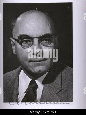 This black-and-white photograph of Carl David Anderson, a physicist who ...