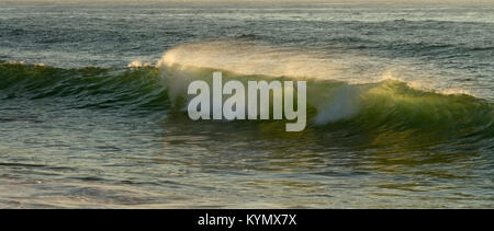 ocean wave crest tube beach Stock Photo - Alamy