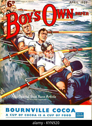 BOY'S OWN PAPER magazine cover June 1913 Stock Photo - Alamy