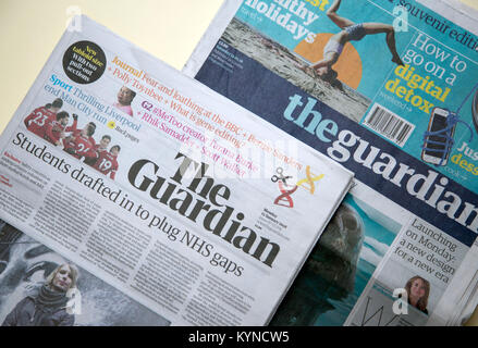 "Guardian" newspaper switches from Berliner to tabloid format, London ...