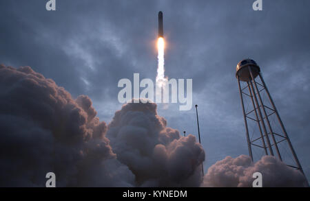 The Orbital ATK Antares rocket launched from NASA’s Wallops Flight ...